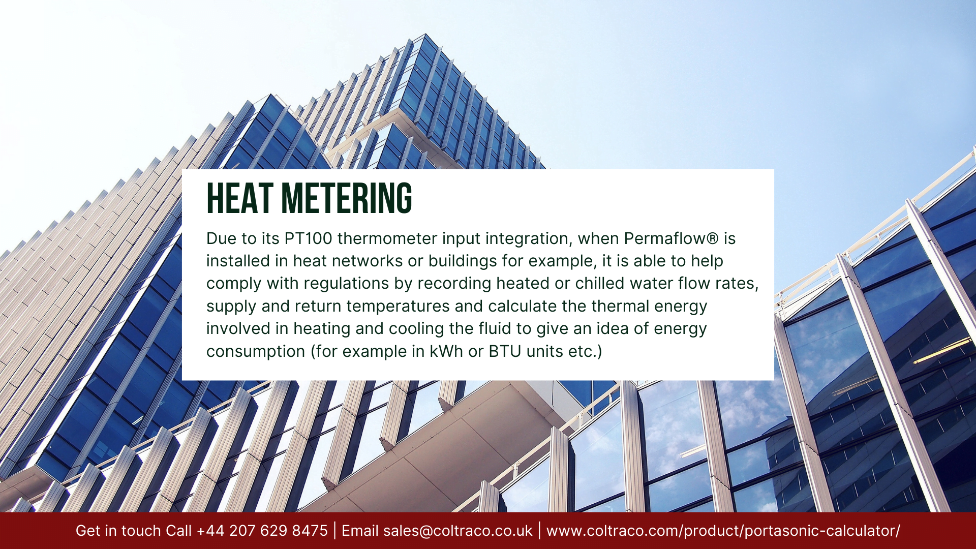Permaflow® fixed, clampable, ultrasonic flow and heat meter | P/N ...