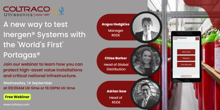 Coltraco Ultrasonics Webinar Invitation - "A new way to test Inergen ...