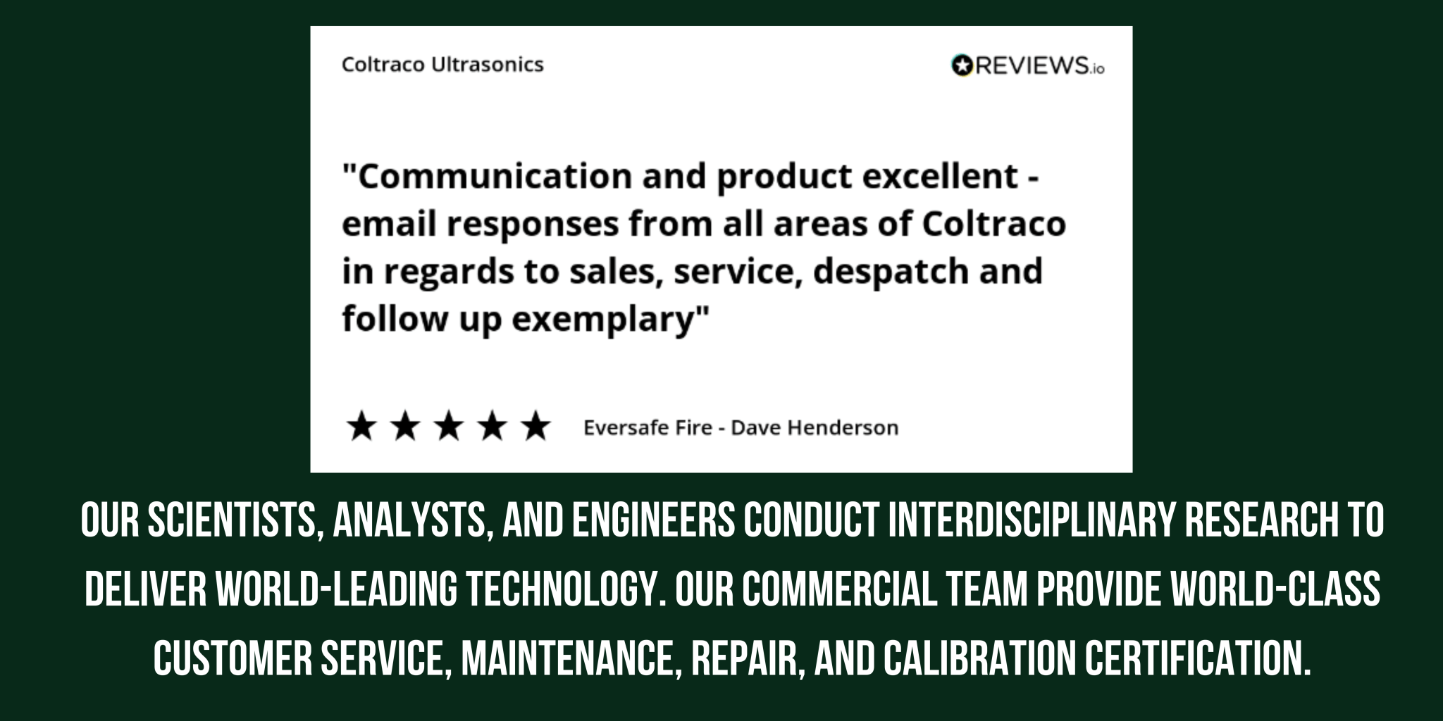 LAUNCHING the Portasonic® PLUS - Coltraco